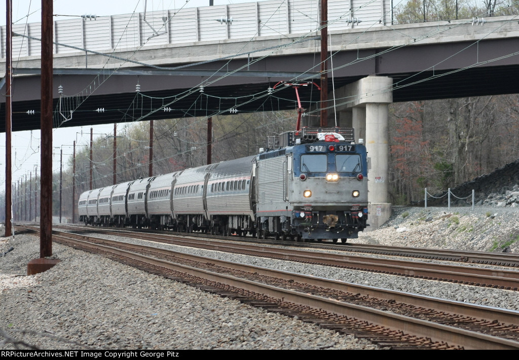 Amtrak train 176(28) at Bengies, MD
